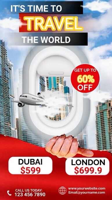 travel & tour Template | PosterMyWall