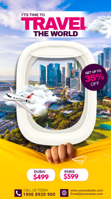 travel & tour Template | PosterMyWall