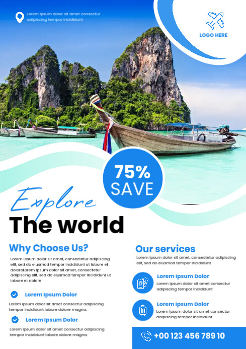 Copy of Travel & Tour flyer | PosterMyWall