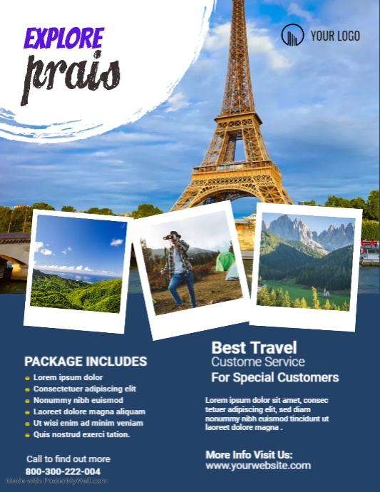 Copy of Travel & Tour: | PosterMyWall