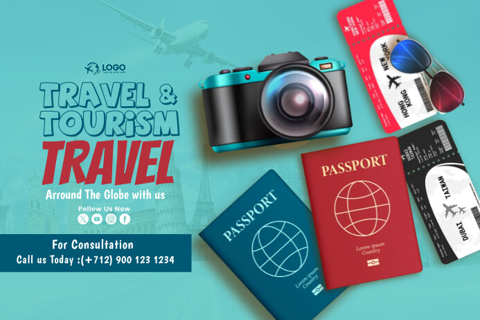 Travel & Tourism Template | PosterMyWall