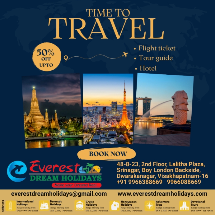 Travel & Tours Template | PosterMyWall