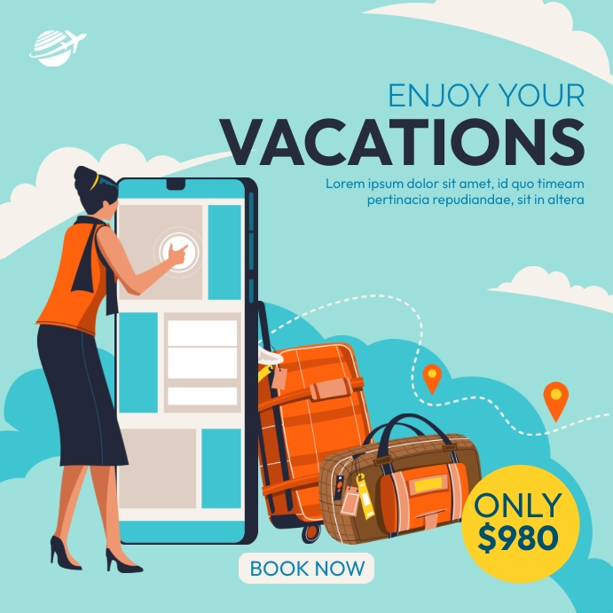 Copy of Travel & Vacation | PosterMyWall