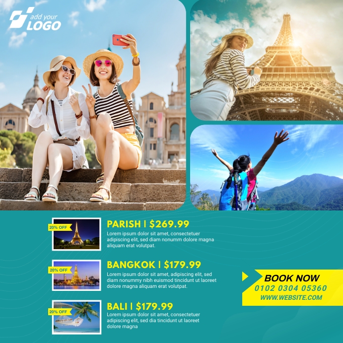 Travel Ad Template | PosterMyWall
