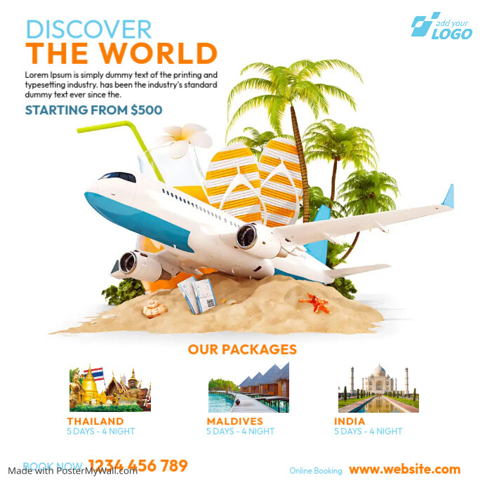 Travel Ad Template | PosterMyWall