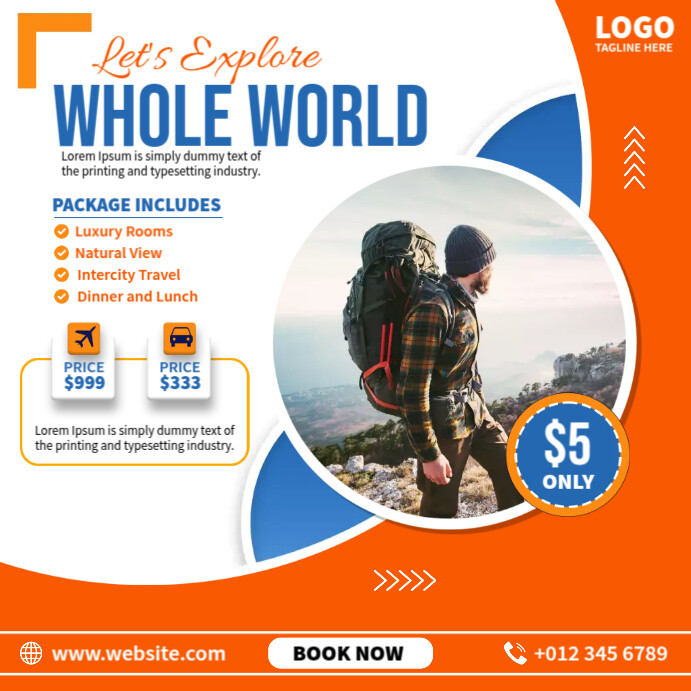 Travel Ads Template | PosterMyWall