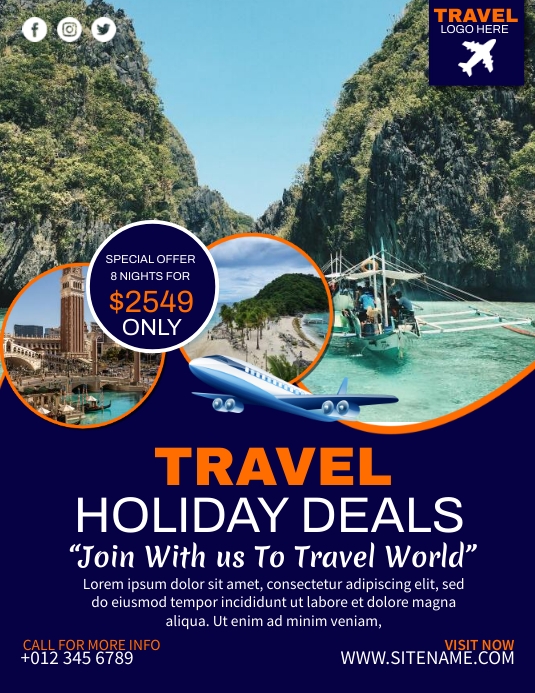 Travel Ads Template | PosterMyWall