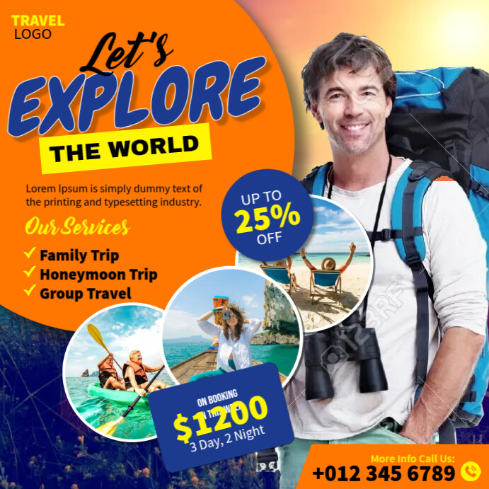 Travel Ads Template | PosterMyWall