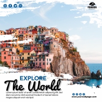 Explore The World Ads Template | PosterMyWall