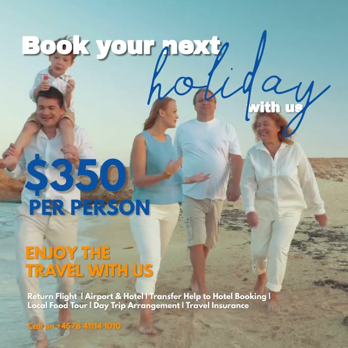 Travel Ads Template | PosterMyWall