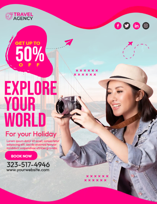 Travel Ads Poster Template | PosterMyWall