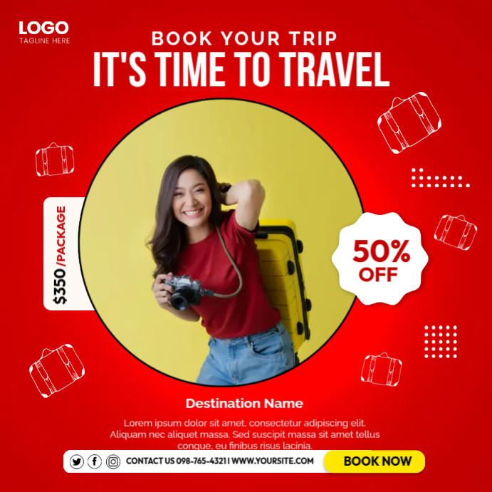 Travel Ads Template | PosterMyWall