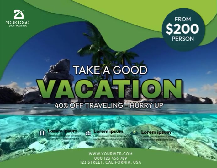 Travel Ads Template Video | PosterMyWall
