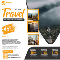 Travel Adventure Ads Template | PosterMyWall