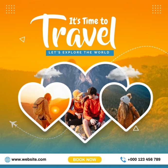 Travel Adventure Ads Template | PosterMyWall