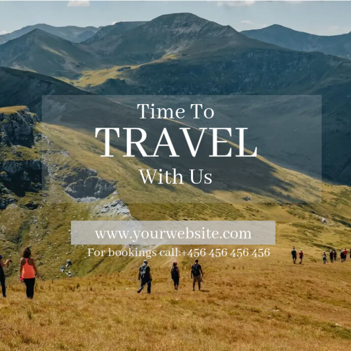 travel adventure flyer template | PosterMyWall