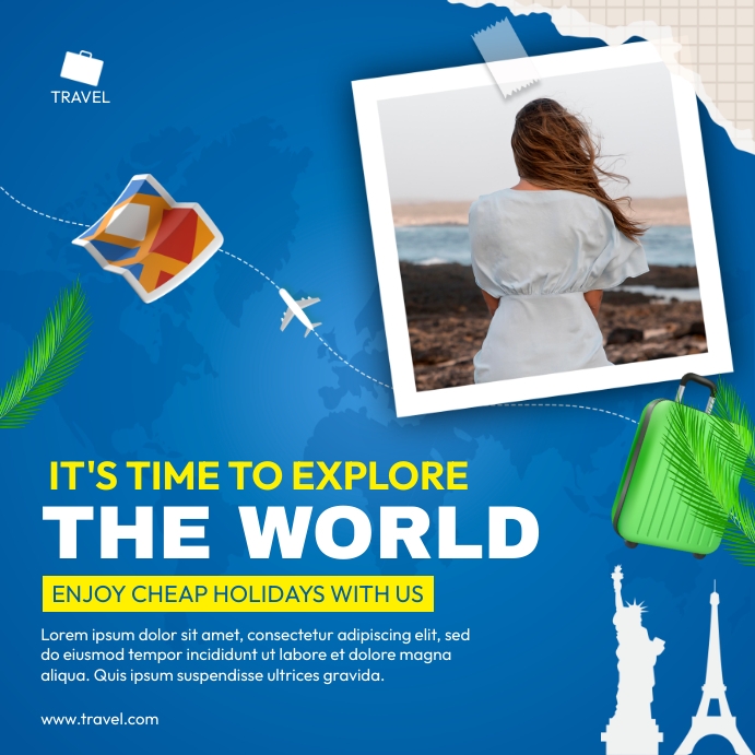 Travel Advertisement Template | PosterMyWall