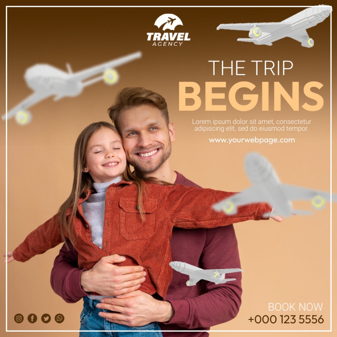 Travel Agency Ad Template | PosterMyWall