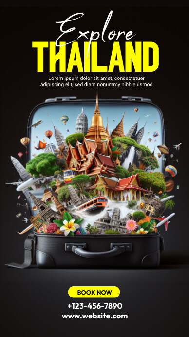 Travel Agency Ad Template | PosterMyWall