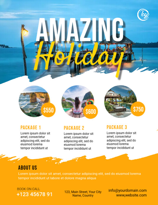 Travel Agency Ad Template | PosterMyWall