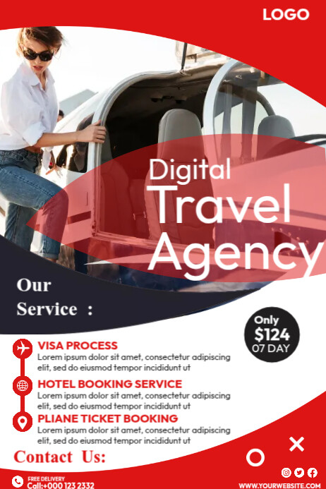 Travel Agency Ads Template | PosterMyWall