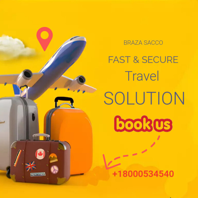 Travel Agency Advert Template | PosterMyWall