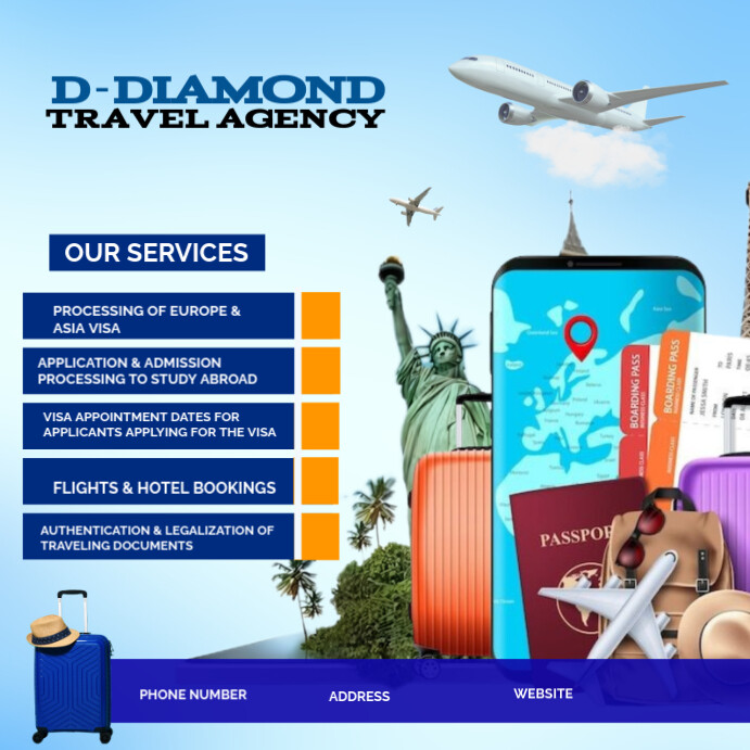 Travel Agency business flyer Template | PosterMyWall