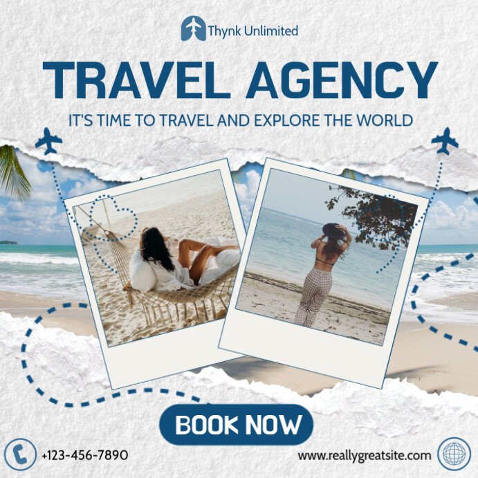 Travel Agency Template | PosterMyWall