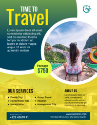 Travel Agency Vacation Offer Promotion Flyer Template | PosterMyWall