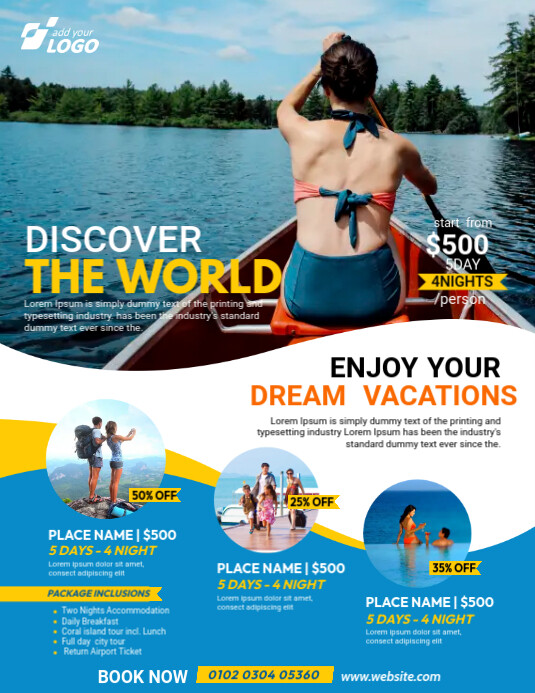 Travel Agency Flyer Template | PosterMyWall