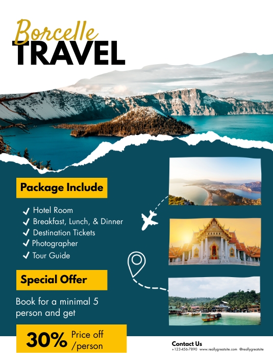 travel agency flyer templates | PosterMyWall
