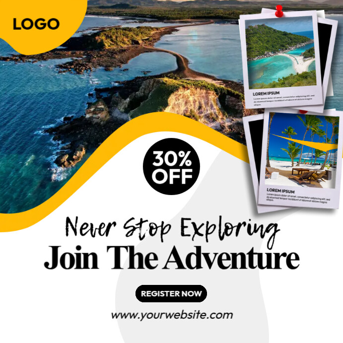 Travel Agency Instagram Design Template | PosterMyWall