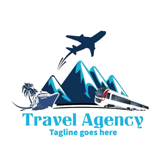 Travel agency logo, travel company logo (1) Template | PosterMyWall