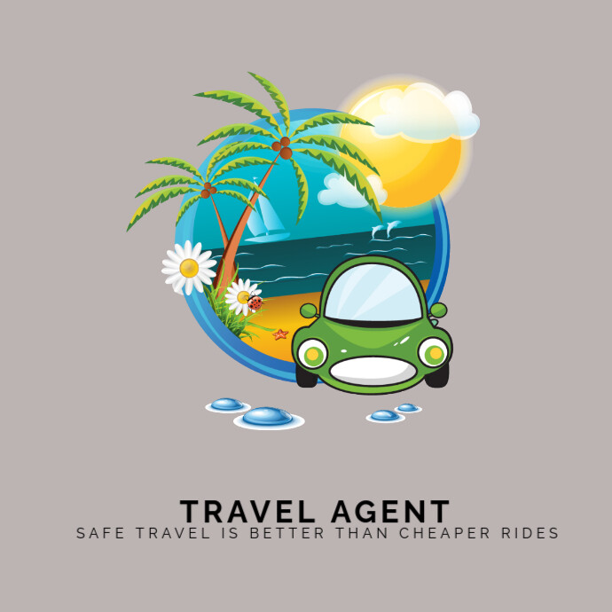 Travel agency logo Template | PosterMyWall