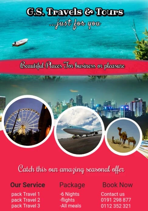 Copy of Travel agency post | PosterMyWall