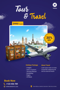 Maldives Travel Flyer Template | PosterMyWall