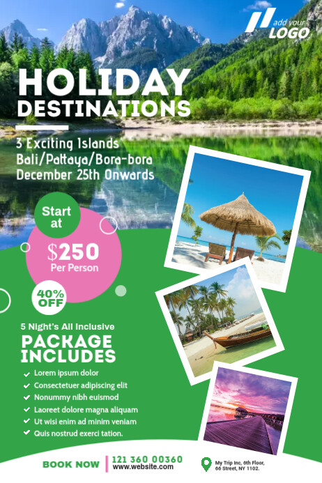 Travel Agency Poster Template | PosterMyWall