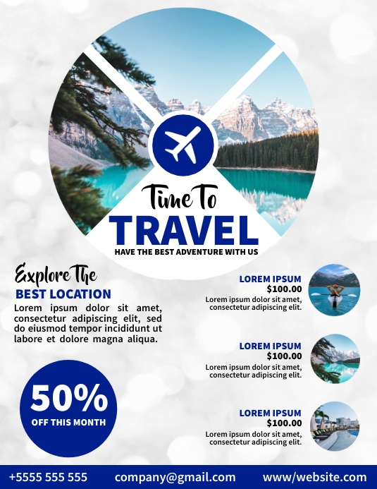 Plantilla de Travel agency promo social media post banner | PosterMyWall