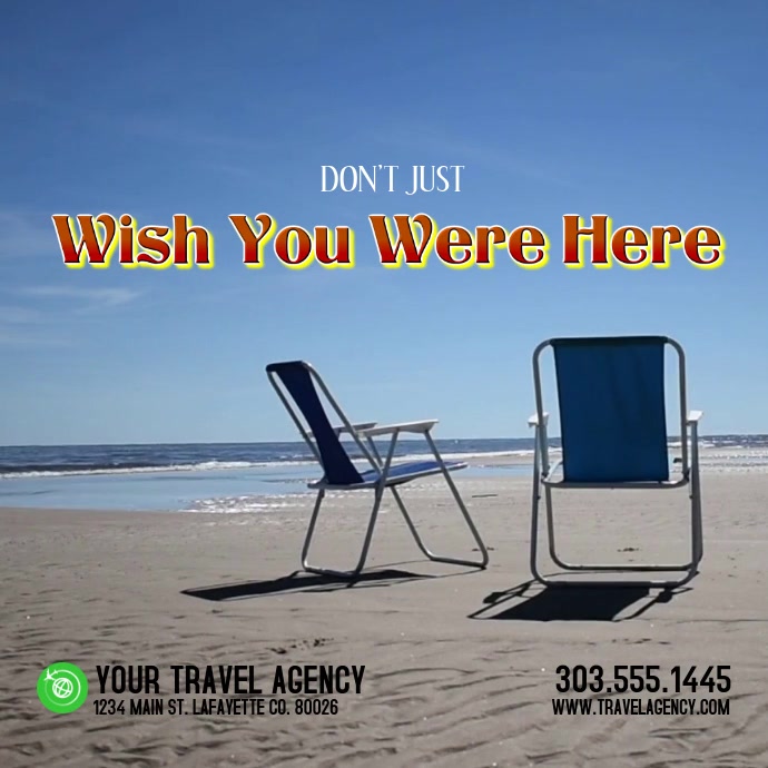 Travel Agency Video Template | PosterMyWall