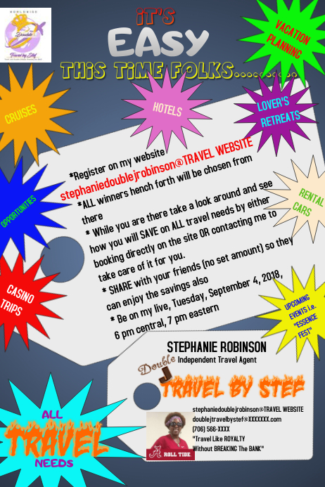 Travel Agent Template | PosterMyWall