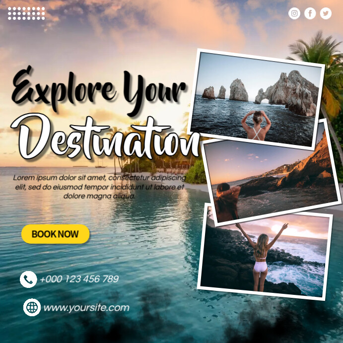 Travel And Explore Ads Template | PosterMyWall