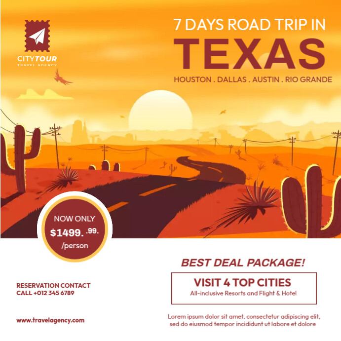 Travel And Explore Ads Template | PosterMyWall