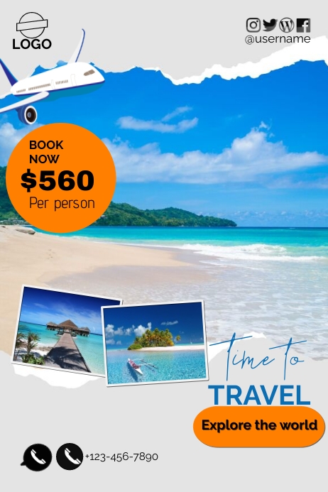 Travel and Explore the world Template | PosterMyWall