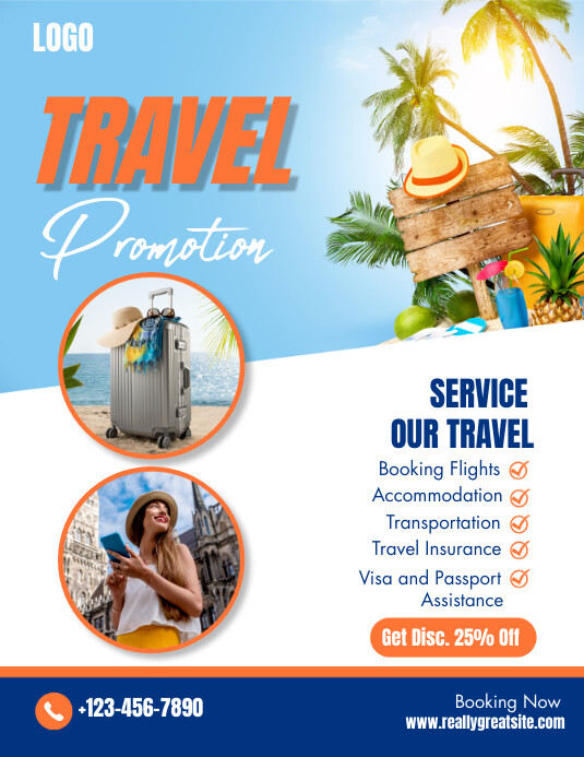 Travel and holiday flyers Template | PosterMyWall