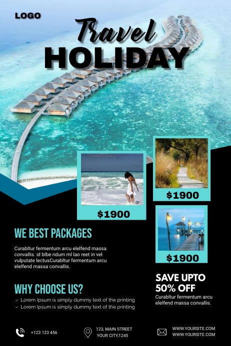 TRAVEL AND TOUR Template | PosterMyWall