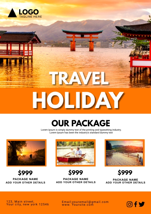 TRAVEL AND TOUR Template | PosterMyWall