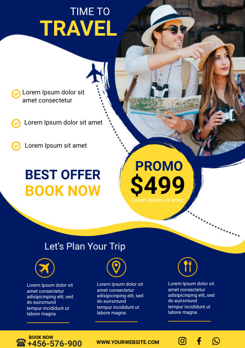 travel and tour Template | PosterMyWall