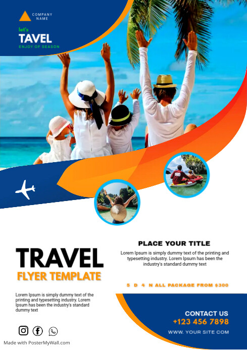 TRAVEL AND TOUR Template | PosterMyWall