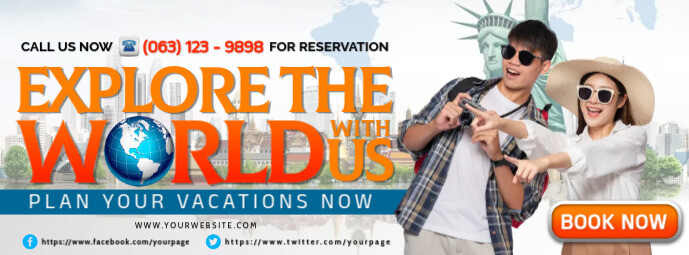 Travel & Tour - Facebook Cover Template | PosterMyWall