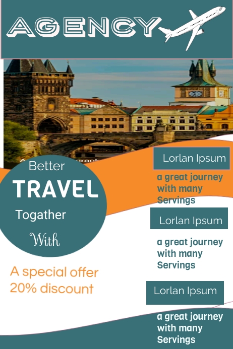 Travel and tour flyers ad template | PosterMyWall